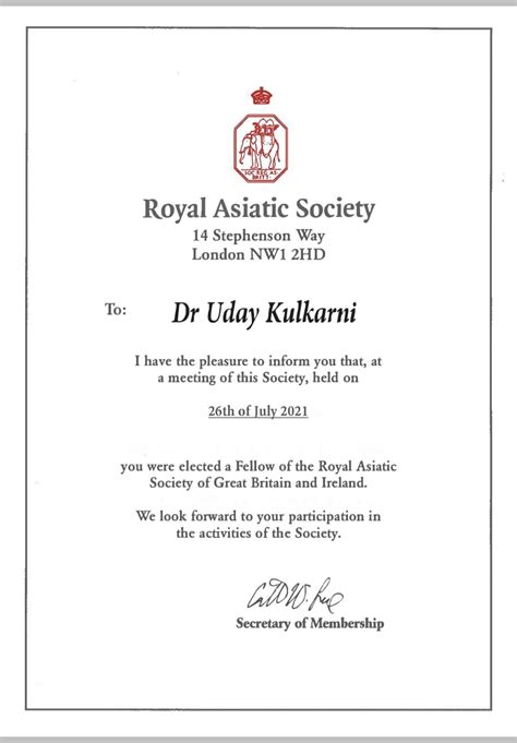 Fellow Of The Royal Society