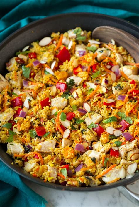 One Pan Moroccan Chicken And Couscous Tomas Rosprim