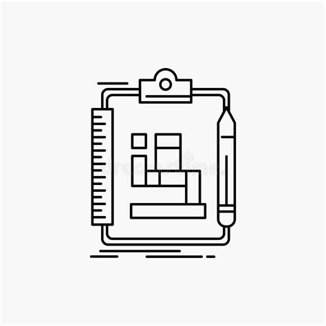 seo process scheme flat style stock vector illustration of drawing
