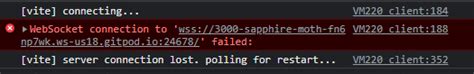 Websocket Not Working On Gitpod Issue Gitpod Io Gitpod GitHub