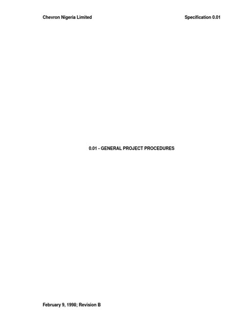 sop attachment 7 general project procedures pdf specification
