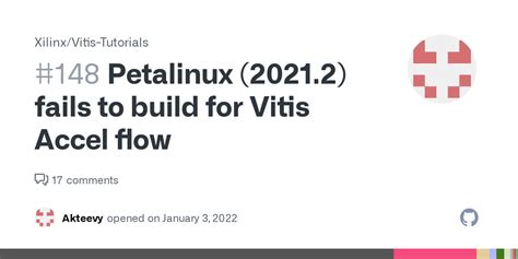 Petalinux Fails To Build For Vitis Accel Flow Issue Xilinx Vitis Tutorials