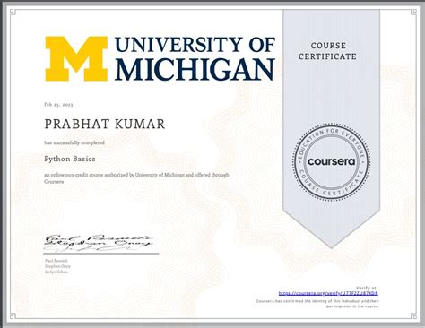 Prabhat Kumar On Linkedin Pythonprogramming Coursera Share