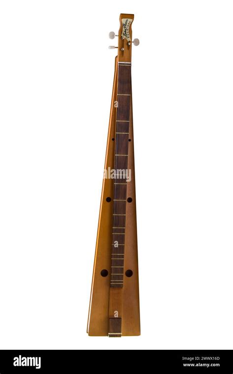 John Pearse Dulcimer Stringed Musical Instrument Isolated On White