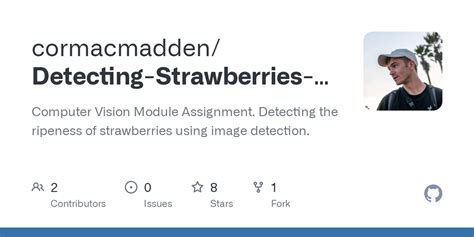 Github Cormacmaddendetecting Strawberries And Their Ripeness From Images Using Machine