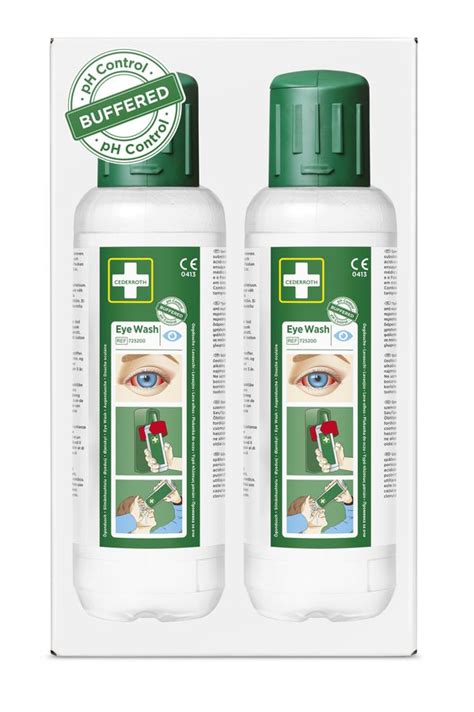 Cederroth Augendusche 500ml 2x Hebetech Ag
