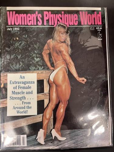 Womens Physique World Magazine July 1992 Issue Sharon Marcee Cover Ebay