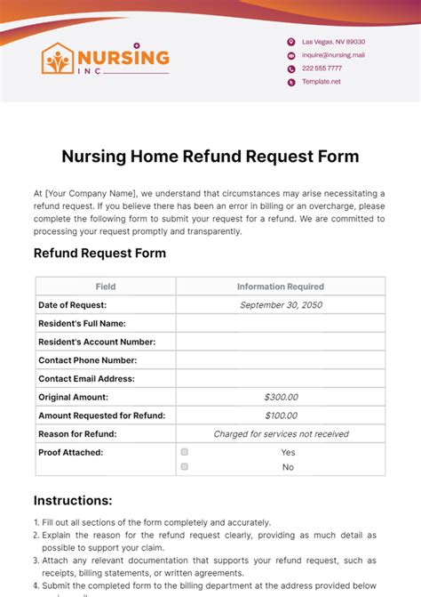 Refund Request Form
