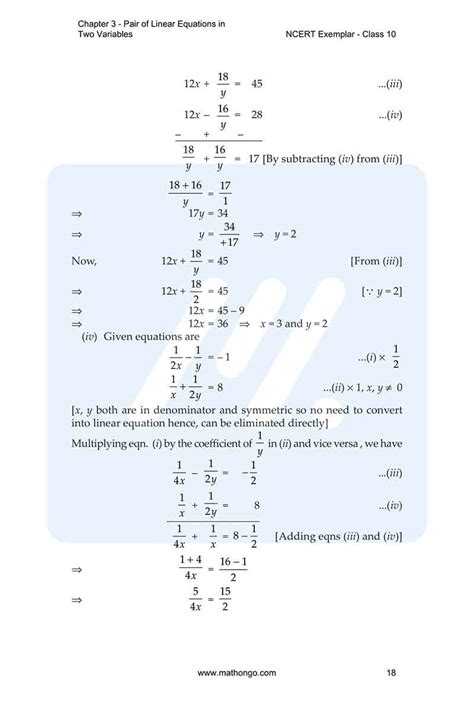 NCERT Exemplar For Class Maths Chapter MathonGo