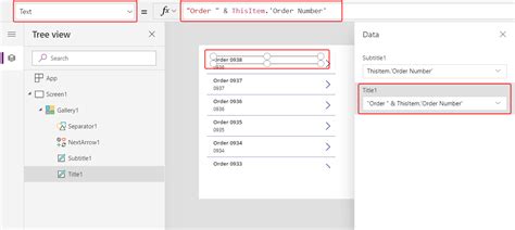 캔버스 앱에서 주문 갤러리 만들기 Power Apps Microsoft Learn