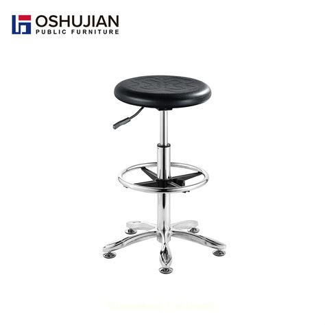 Lab Furniture Cleanroom Stool With Polyurethane Material Esd Chair