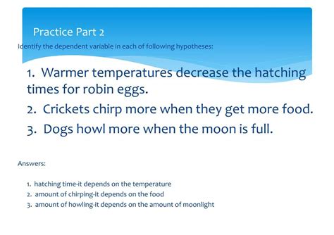 Hypothesis Writing Ppt