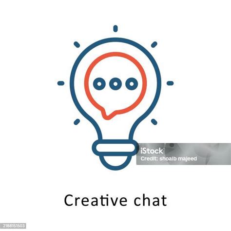 크리 에이 티브 채팅 벡터 두 가지 색상 개요 아이콘 벽지 Eps 파일 10 긍정적인 감정 표현에 대한 스톡 벡터 아트 및 기타 이미지 긍정적인 감정 표현 노트북