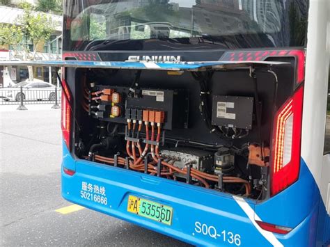 Broken Down Sunwin Swb6109bev36 July 11th 2023 Shanghai China Rbus