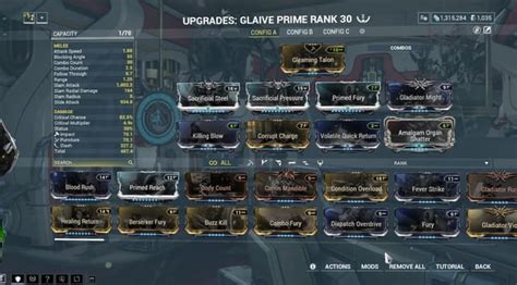 Warframe Glaive Prime Build Guide Best Mods Synergies And More