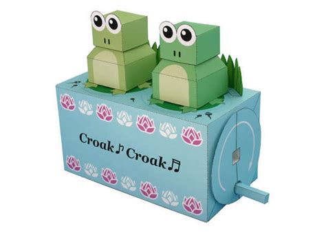 Ếch Ca Hát Kit168 Shop Đồ Chơi Mô Hình Giấy Papercraft Toy