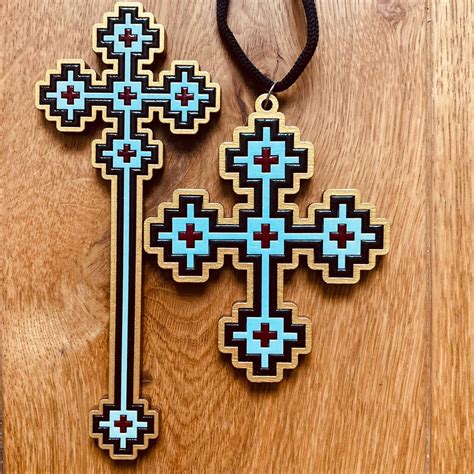 Iota Coptic Cross Set Etsy