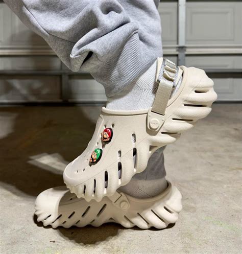 Crocs Echo Clogs Stucco Mens Fashion Footwear Slippers And Slides On Carousell