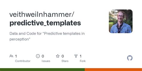 GitHub Veithweilnhammer Predictive Templates Data And Code For Predictive Templates In