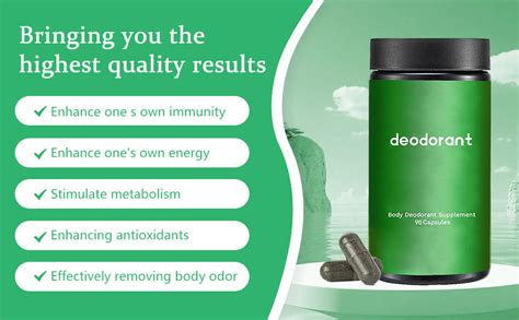 Body Deodorant Capsules Body Deodorant Supplement 90