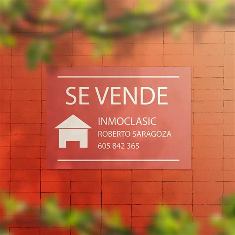 Cartel Se Vende Personalizado Alta Calidad Y Envío Rápido