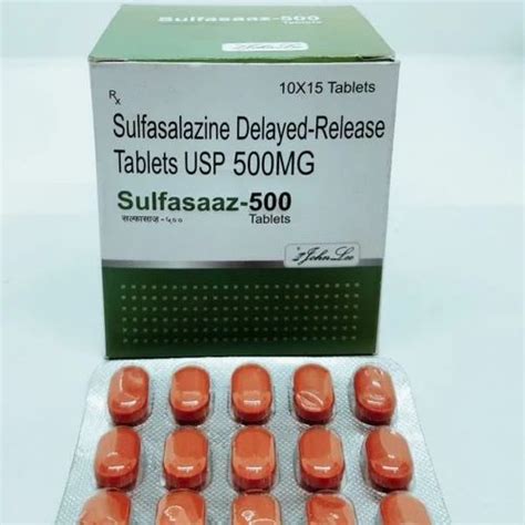 Sulfasalazine Delayed Release Tablet 1000 Mg At ₹ 189 Box In Mumbai Id 2851941746388