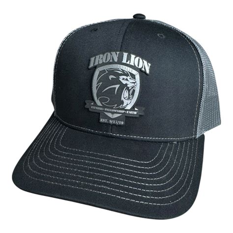 F3 Naperville Iron Lion Leatherette Patch Hat Pre Order May 2025 The