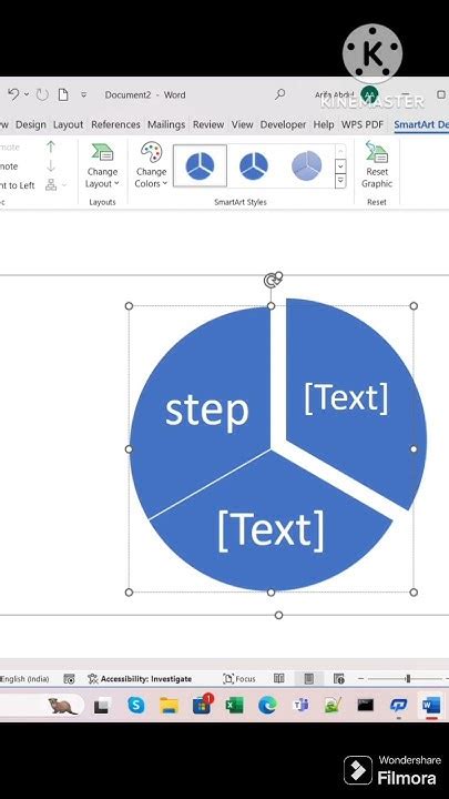 How To Insert Smartart In Ms Word Part 10 Msword Wordtips Shorts Youtube