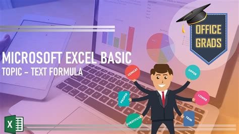 excel text functions with formula examples youtube