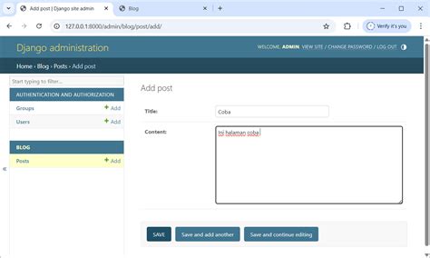 Tutorial Membuat Website Dengan Python Django