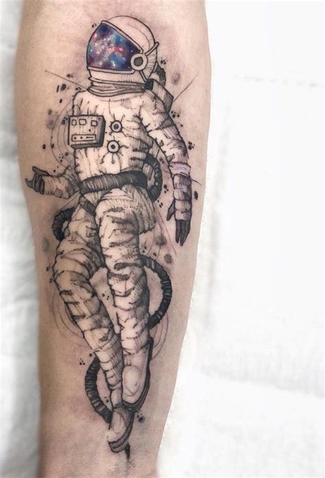 28 Tatuagens Incríveis De Astronautas Astronaut Tattoo Tattoo