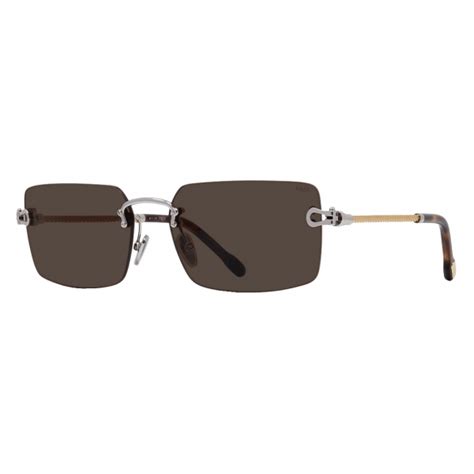 Fred - Occhiali da Sole Force 10 - Rettangolari Marroni - Luxury - Fred ...