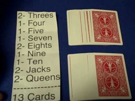 Prediction 13 Card Trick Tutorial Youtube