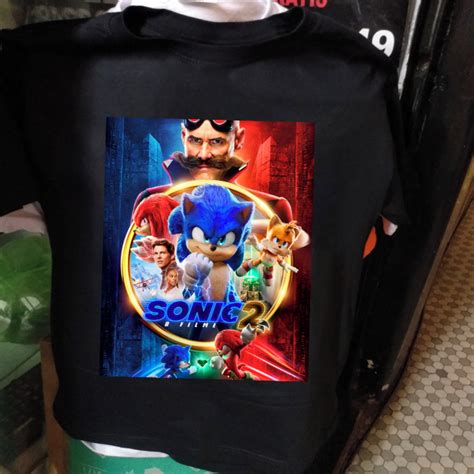 Camiseta Sonic 2 O Filme Elo7 Produtos Especiais