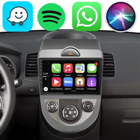 Kit Multimídia Android Kia Soul 2009 2012 9 Carplay Android Auto Ecarshop
