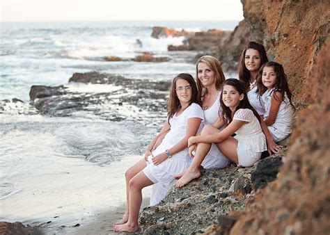 Mom And Daughters On Beach Photographer Headshots Beach Photos Blog