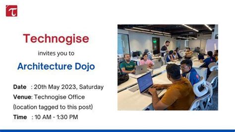 Neethi Nair On Linkedin Technogise Architecture Dojo Sat May 20
