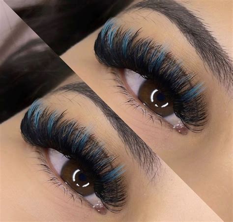 Blue Eyelash Extensions Perfect Eyelashes Lash Extensions Styles