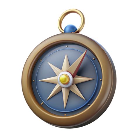Vibrant Vintage Compass With Rotating Bezel Cutout Authentic 57259164 Png