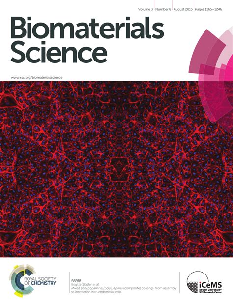 Pdf Mixed Poly Dopamine Poly L Lysine Composite Coatings From Assembly To Interaction
