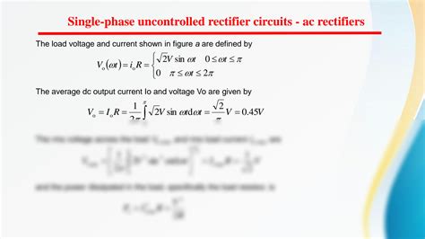 Solution Power Electronics Chapter 4 Rectifiers Analysis Autosaved
