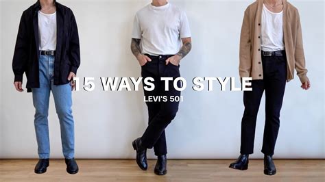 15 Ways To Style Levis 501 Jeans Mens Fashion Youtube