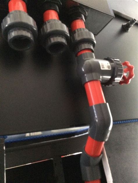 Hard Plumbing My 20 Synergy External Overflow Box Going All 1 5 Drains