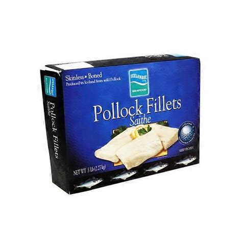 Icelandic Skinless And Boneless Pollock Fillet 5 Lb Delivery Or Pickup