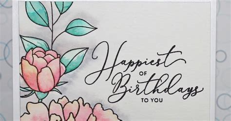 Theres A Card For That Happy Floral Birthday Delicate Flowers