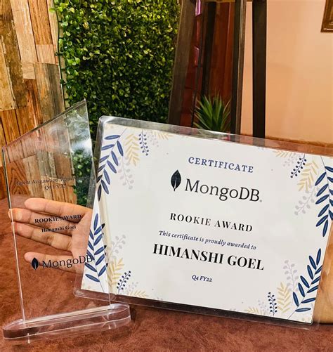 Himanshi Goel On Linkedin Lifeatmongodb Recognitionawards 28 Comments