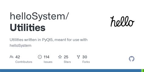 GitHub HelloSystem Utilities Utilities Written In PyQt Meant For Use With HelloSystem