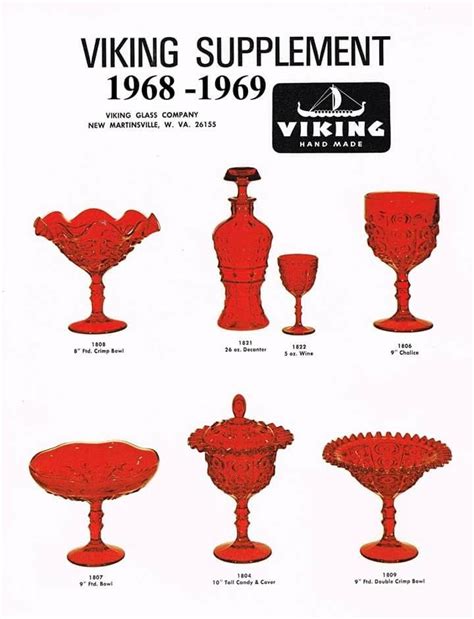 Pin By James Allen On Vintage Glass Refrence Viking Glass Glass