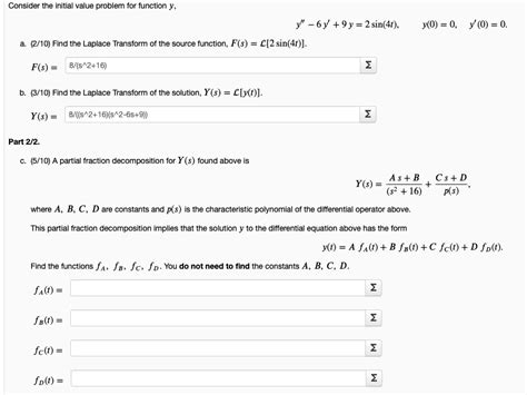 Solved Consider The Initial Value Problem For Function Y Y Chegg