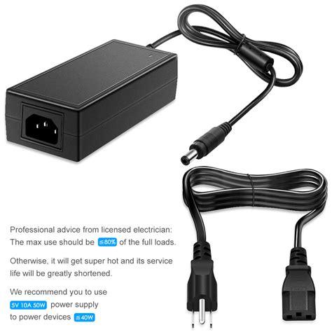 Shnitpwr 5v 2a 10w Dc Power Supply Adapter Acdc Wall Plug Charger Ac